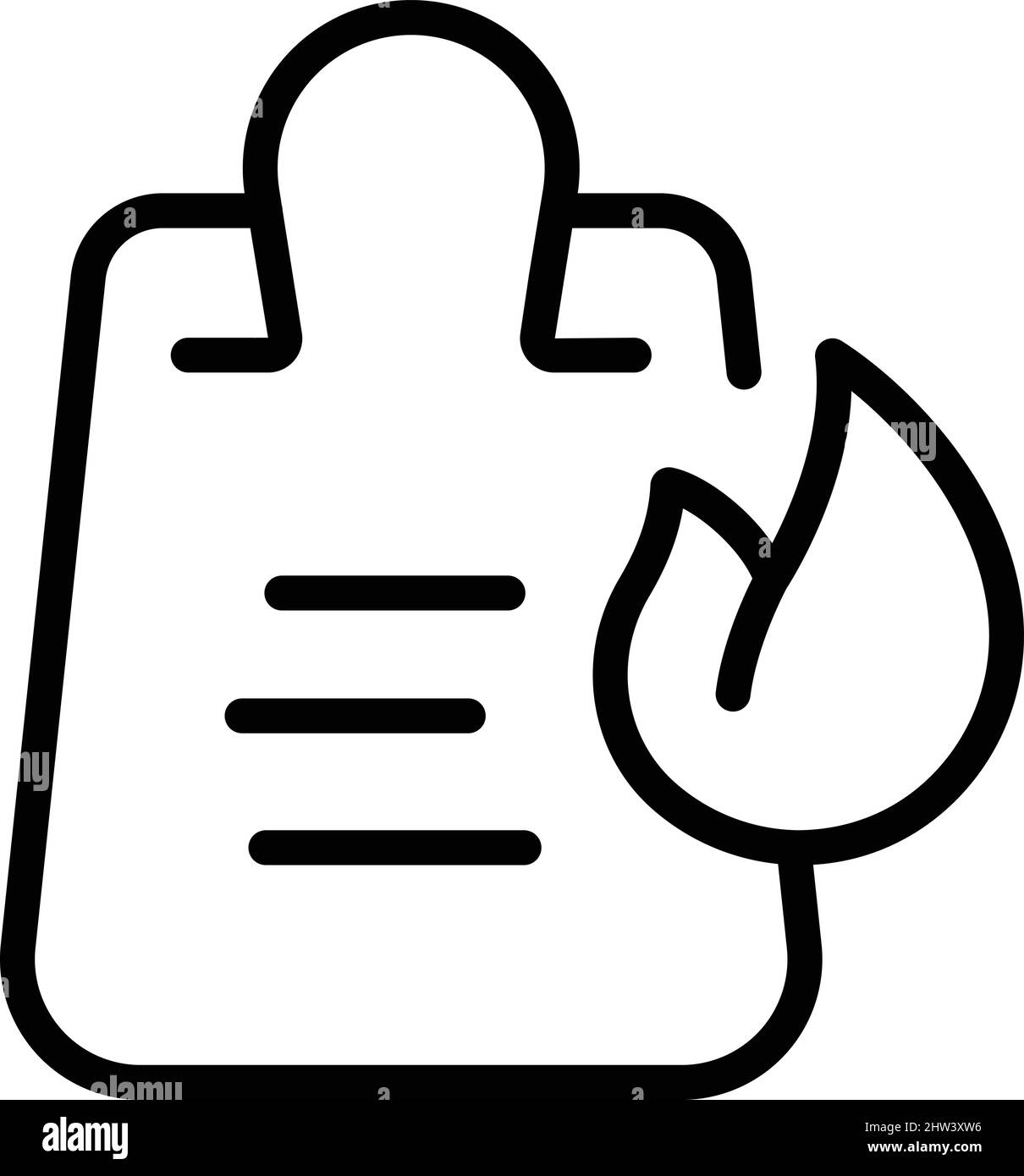 Fire sale bag offer icon outline vector. Online custom. Store pay Stock ...