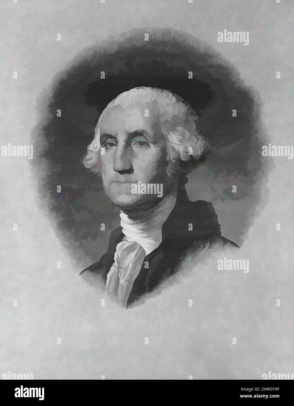 Art inspired by President George Washington, 1893, French, Lyons, Silk ...