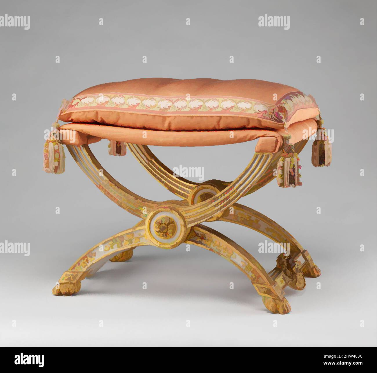 Art inspired by Folding stool (pliant) (one of a pair), 1786, French ...