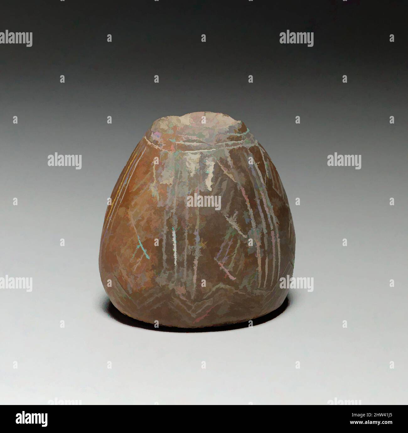 Art inspired by Terracotta conical-hemispherical spindle-whorl, Early ...