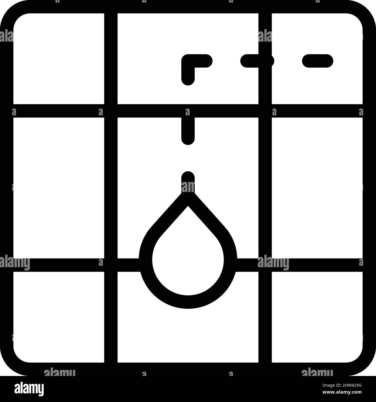 Map move icon outline vector. Trajectory part. Exam plan Stock Vector ...