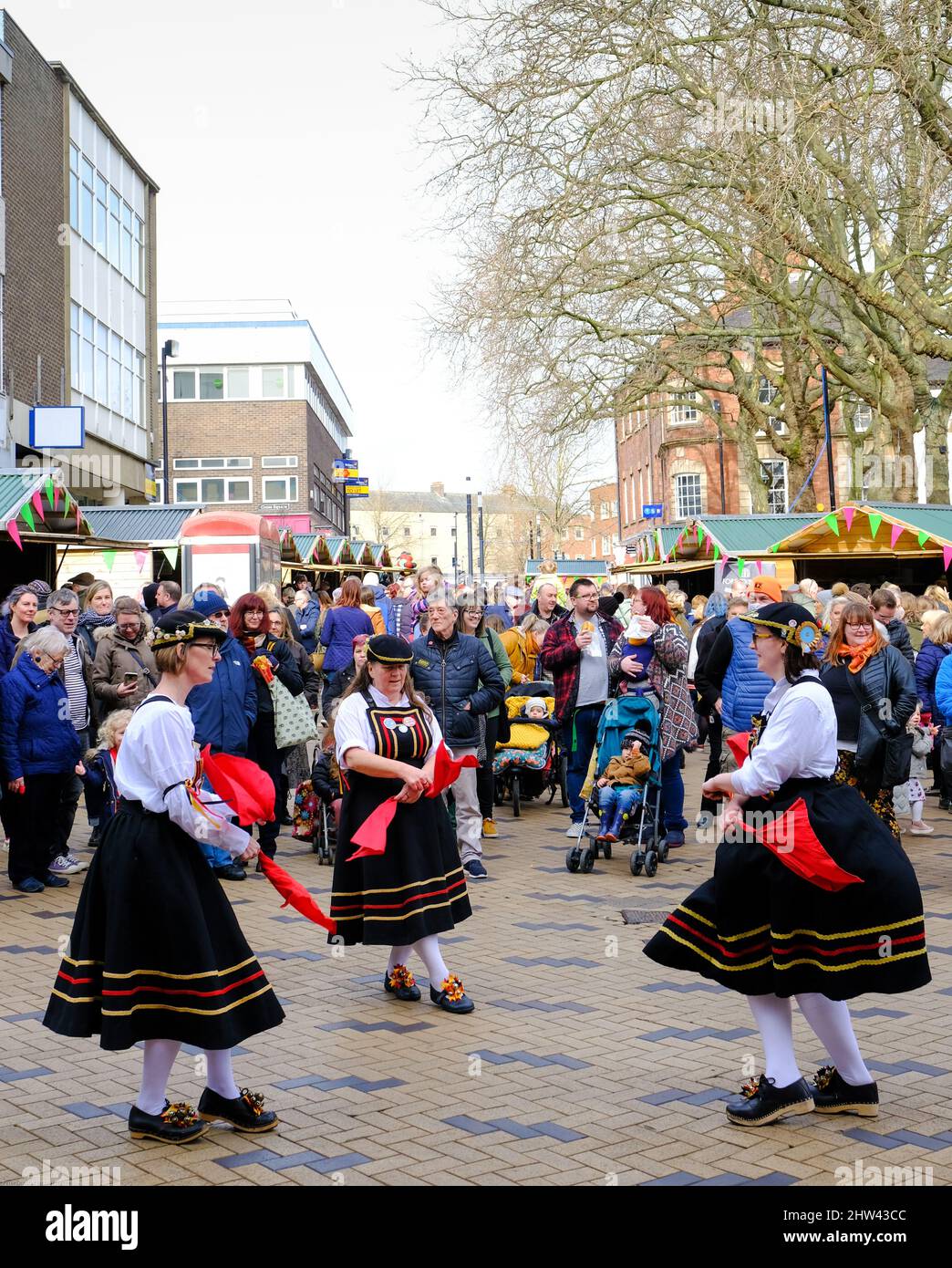 Musicians and and dancers celebrate Wakefield's annual rhubarb festival ...
