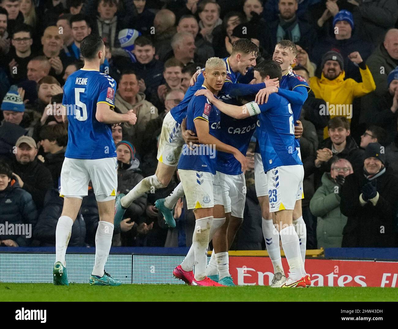 Salomon rondon celebrates scoring hi-res stock photography and images ...