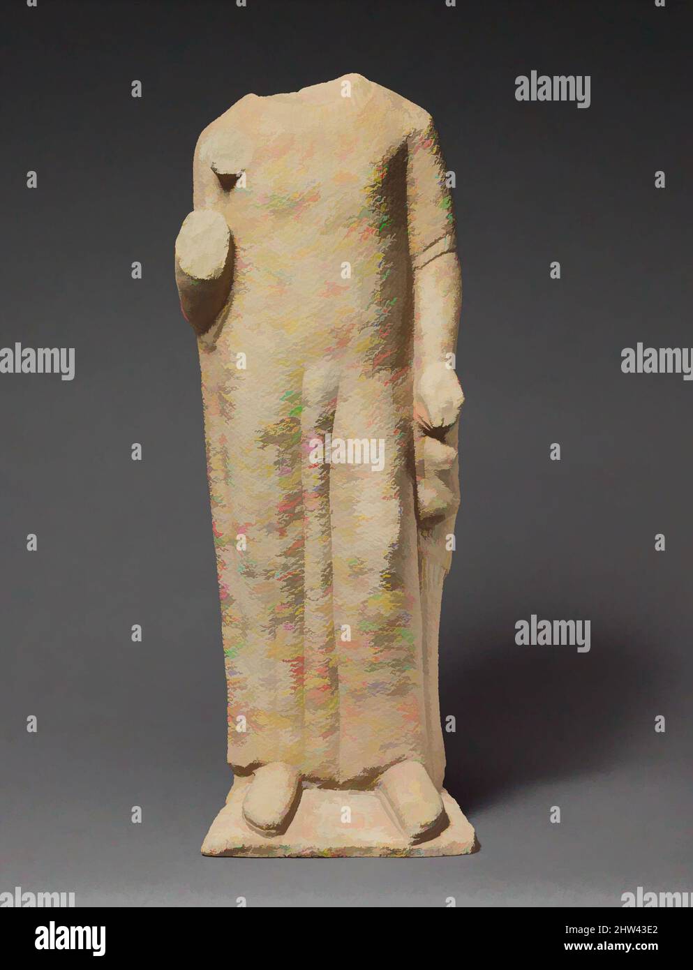 Art inspired by Limestone statuette of a boy holding a dove, Classical ...
