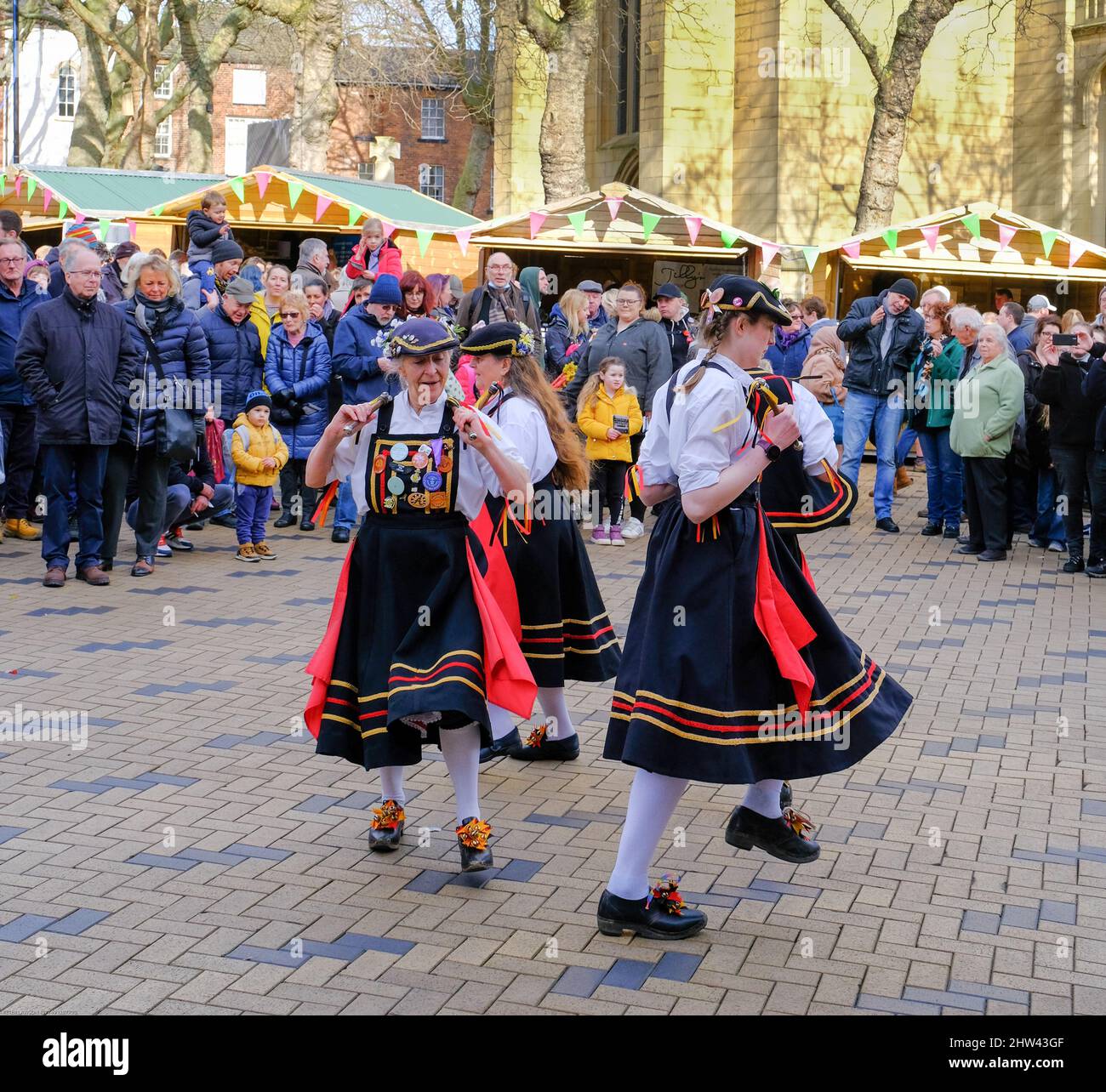 Musicians and and dancers celebrate Wakefield's annual rhubarb festival ...