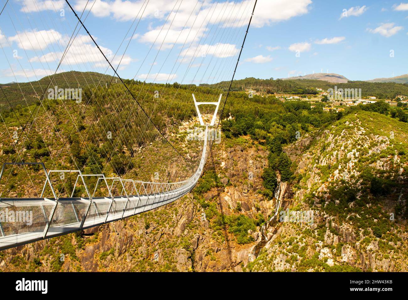 Arouca, Aveiro District of Portugal - August 6, 2021 - The 516 Arouca ...