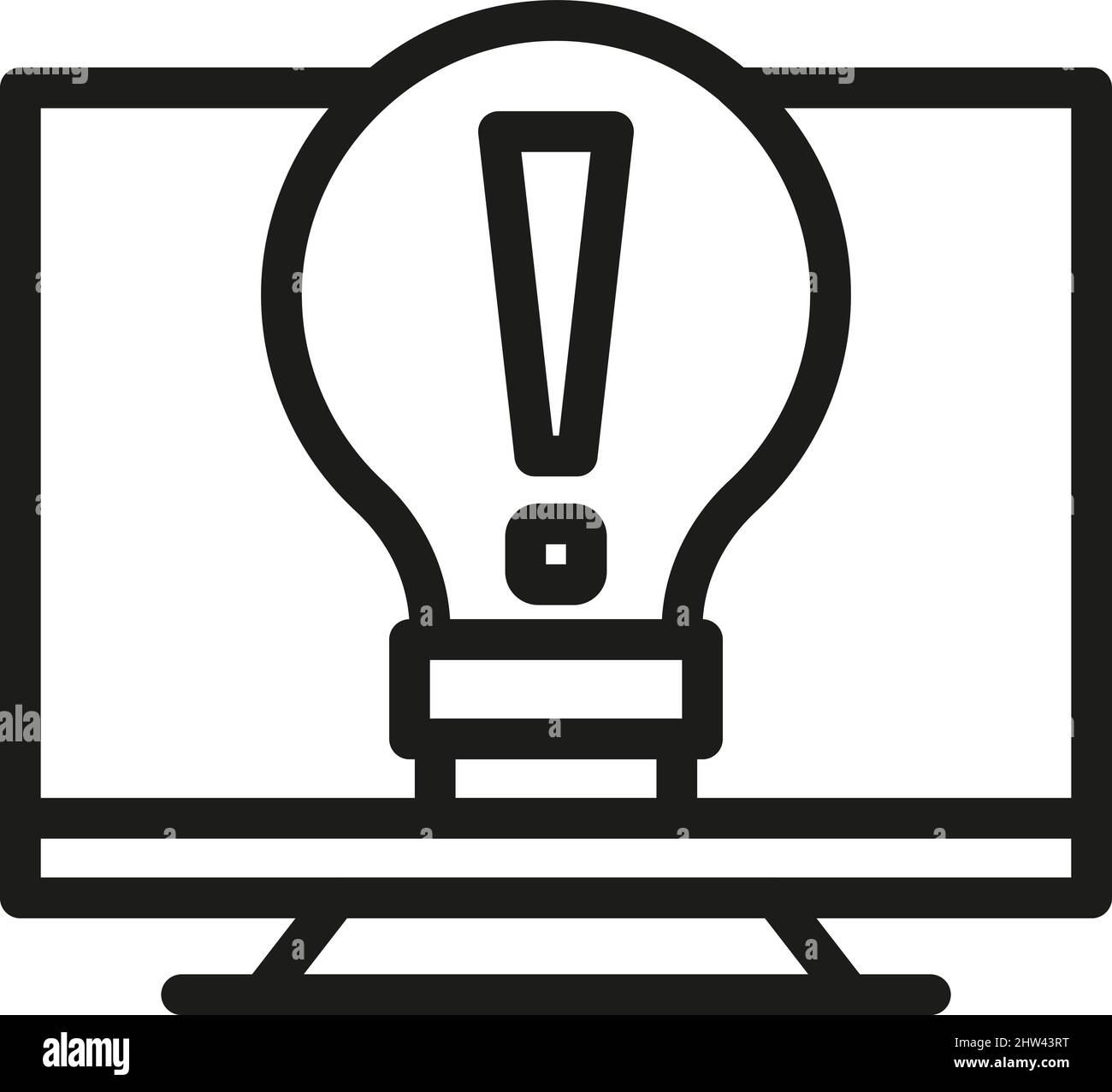 Monitor interface icon outline vector. Edit tool. Data scale Stock ...