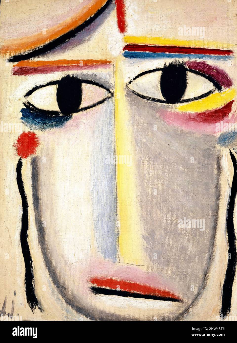 Alexej von Jawlensky - Abstract Head - Female Head - 1919-1920 Stock ...
