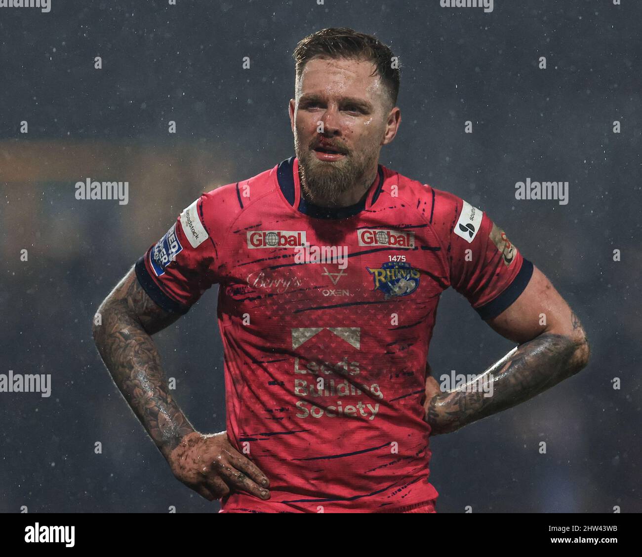 Blake Austin of Leeds Rhinos after the final hooter Stock Photo - Alamy