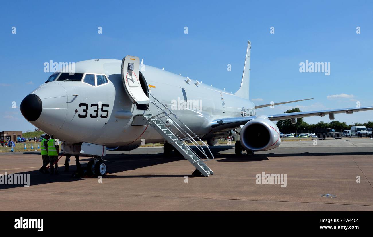 Boeing P-8 Poseidon Maritime Patrol Aircraft of the United States Air ...