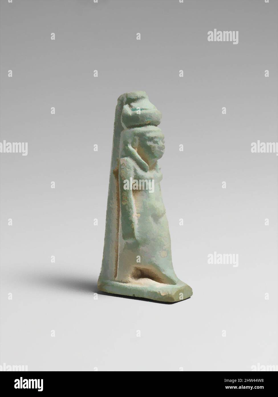 Art inspired by Faience amulet of Mut with double crown, Hellenistic ...