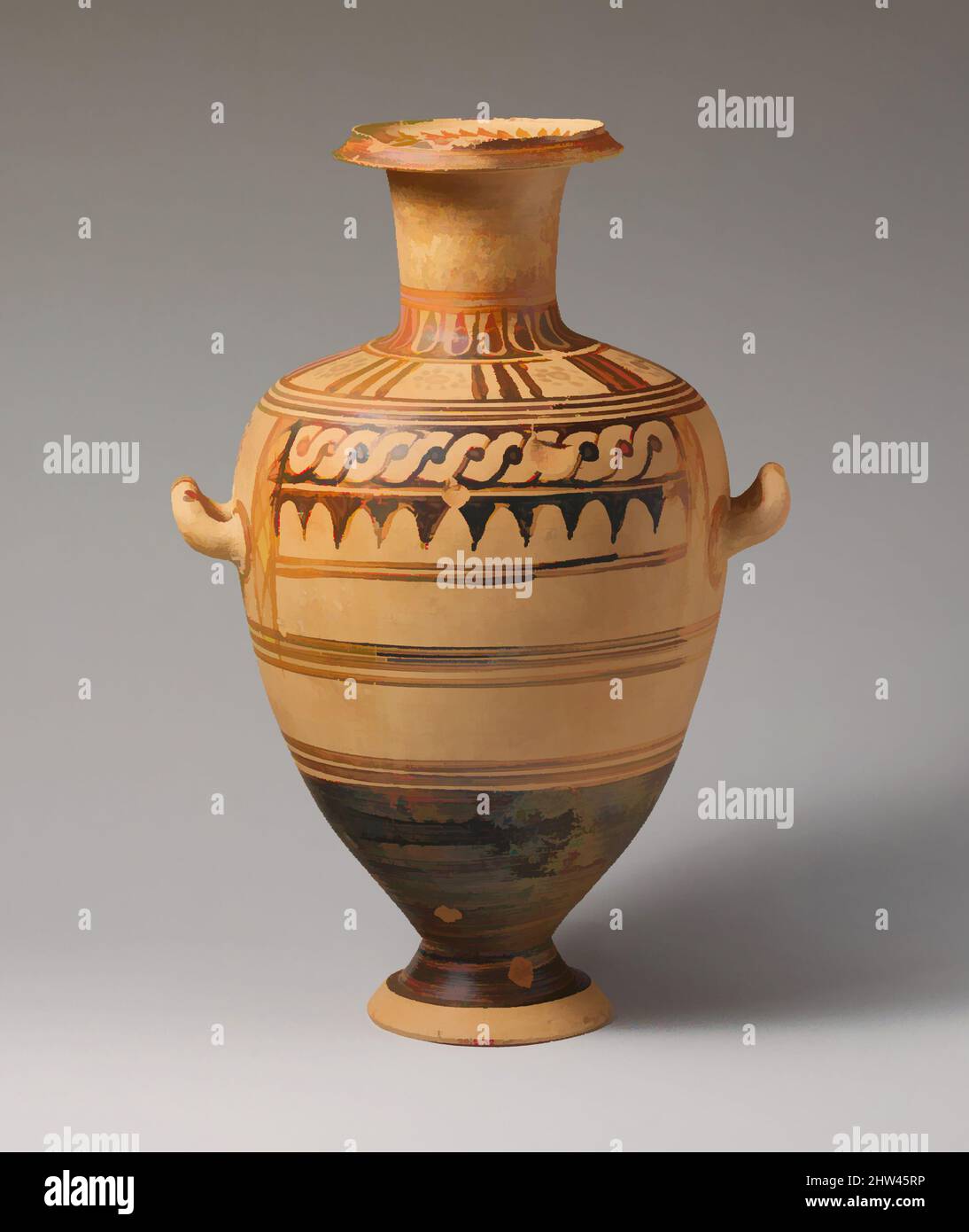 Art inspired by Terracotta Hadra hydria (water jar), Hellenistic, late ...