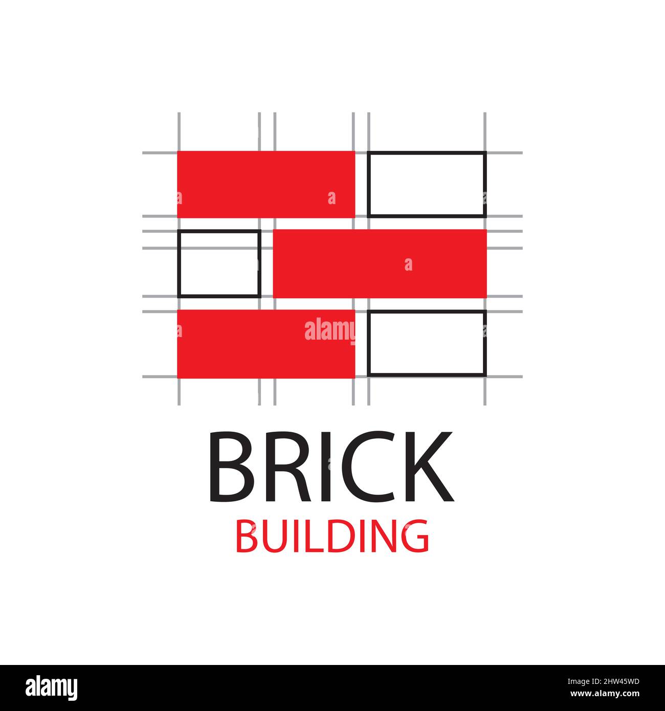 Vector set of logos brick stones, construction Stock Vector Image & Art ...