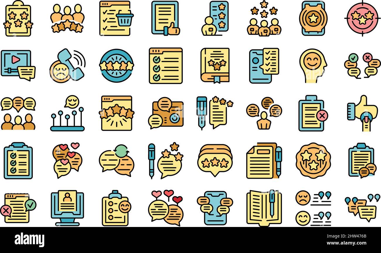 Customer testimonials icon outline vector. Happy service. Feedback ...
