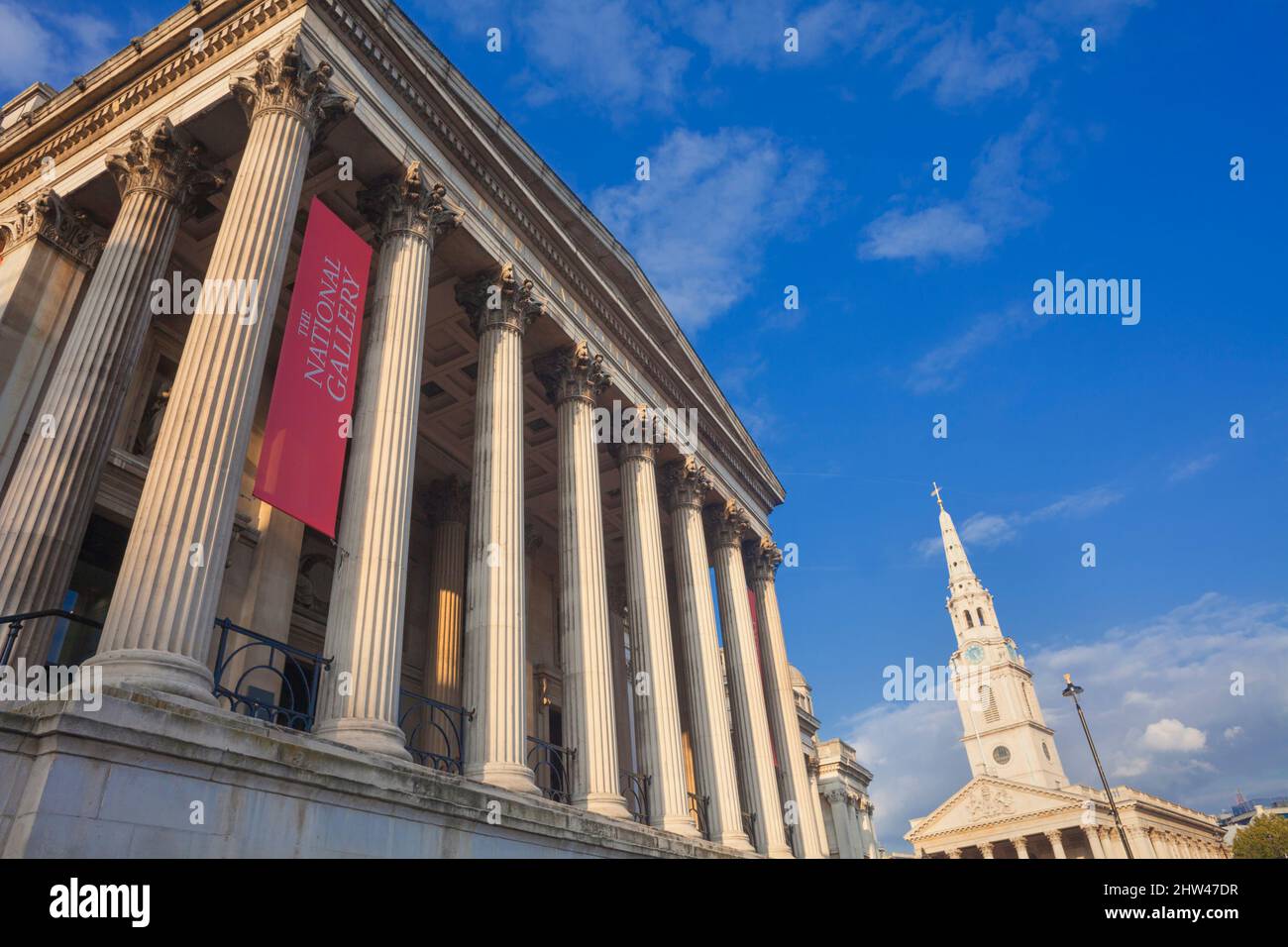 National Gallery, Trafalgar Square, London, England, UK Stock Photo - Alamy