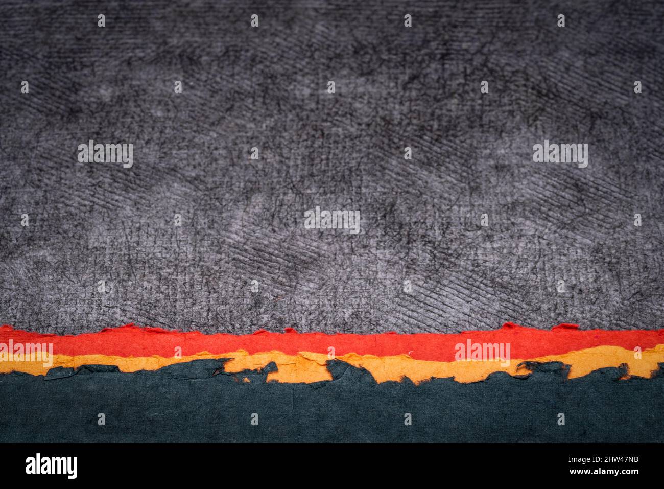 war zone abstract paper landscape - a collection of handmade papers in ...