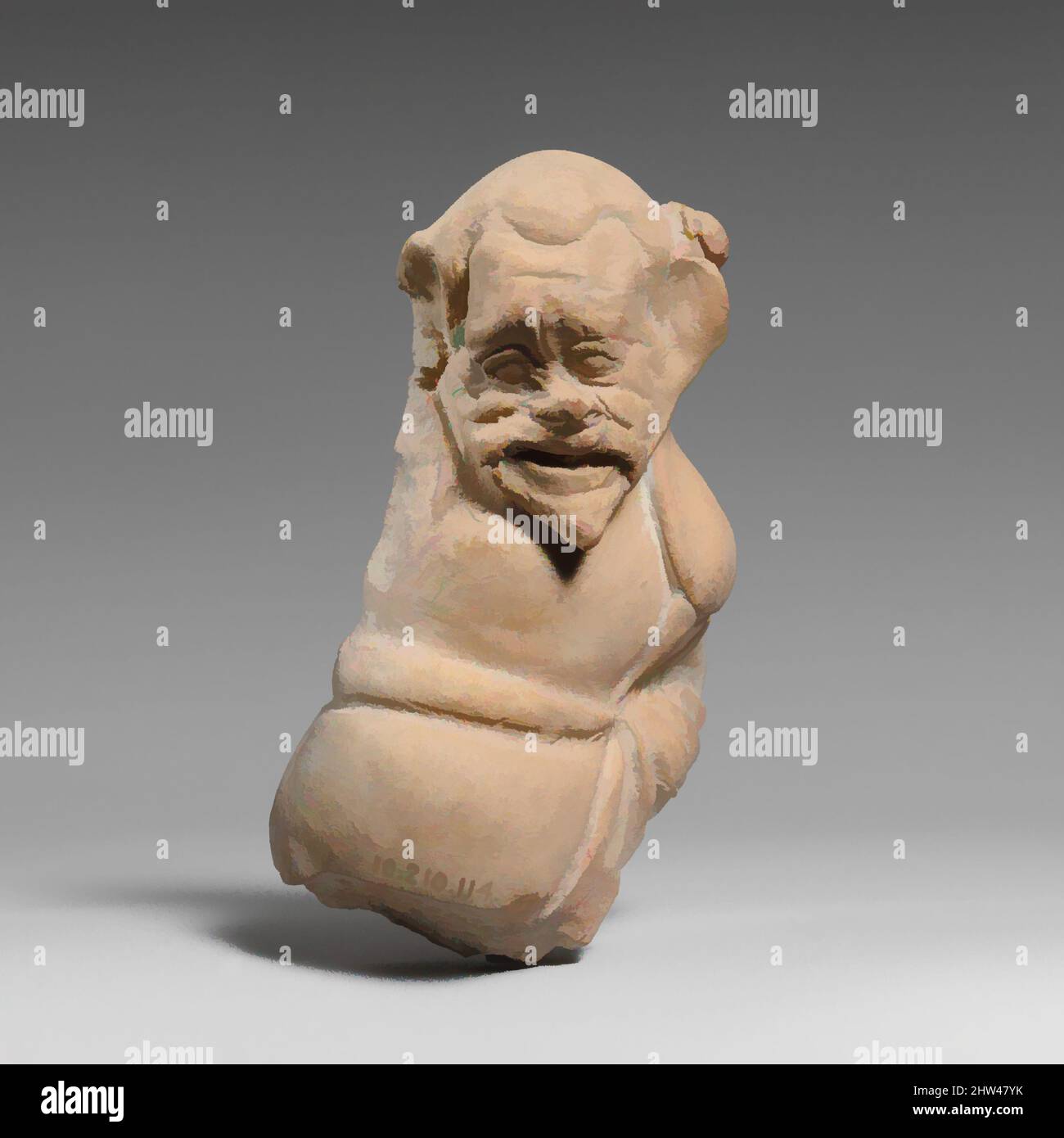 Art inspired by Terracotta fragment of a male figure, Classical, 4th ...