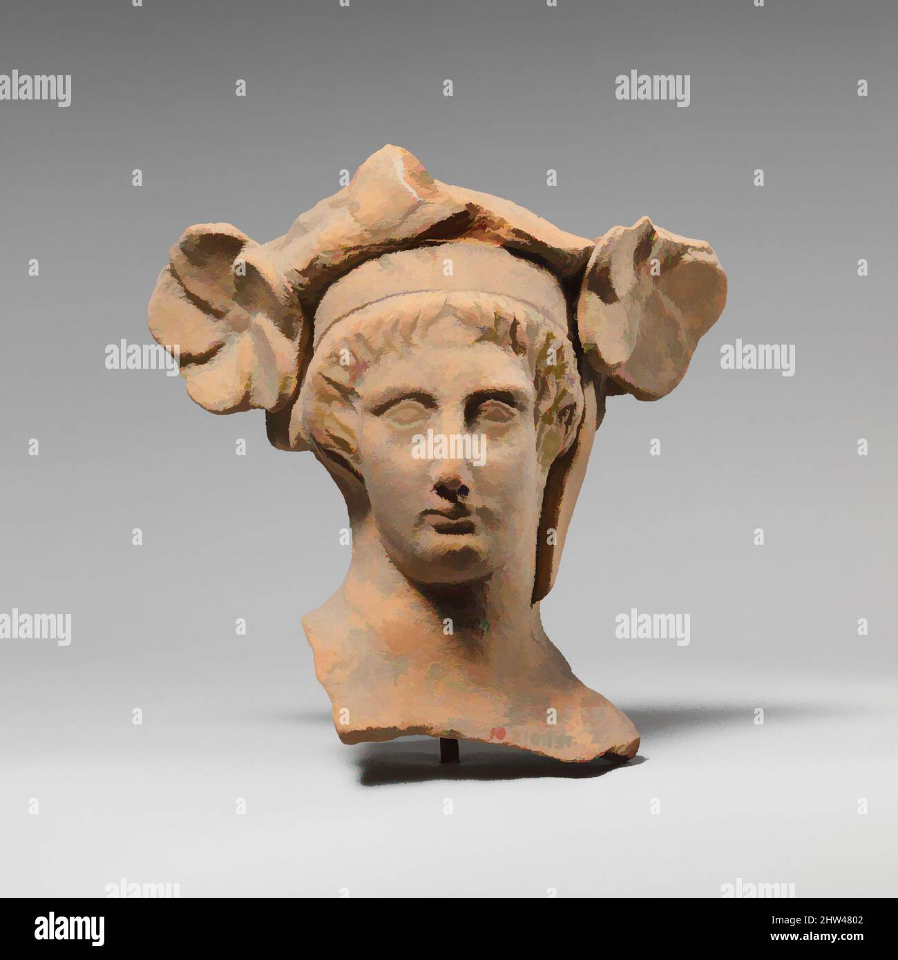 Art inspired by Terracotta head of a youth, Classical, late 5th–4th ...