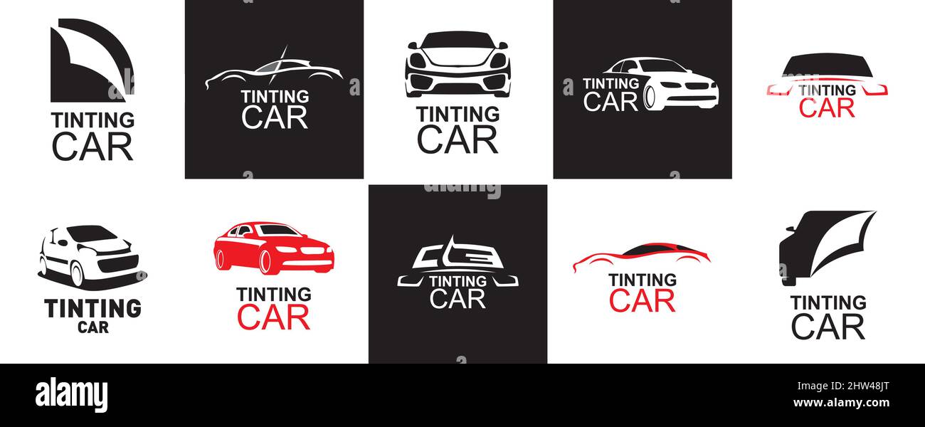 Vector logo of the car tinting service Stock Vector Image & Art - Alamy