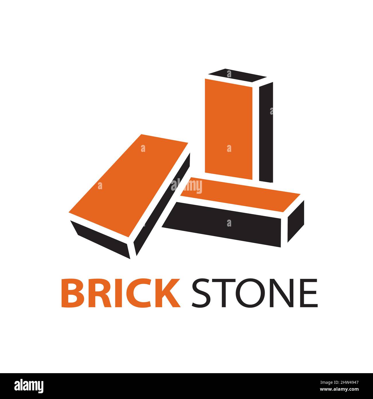 Vector set of logos brick stones, construction Stock Vector Image & Art ...