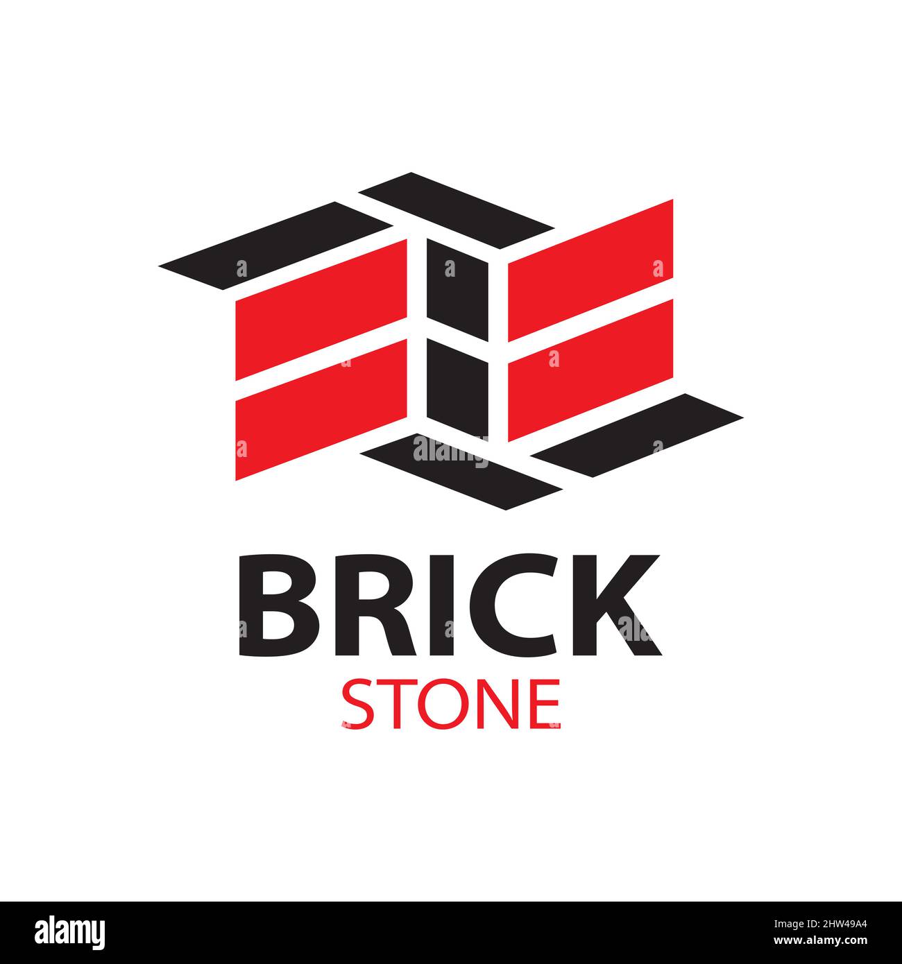Vector set of logos brick stones, construction Stock Vector Image & Art ...