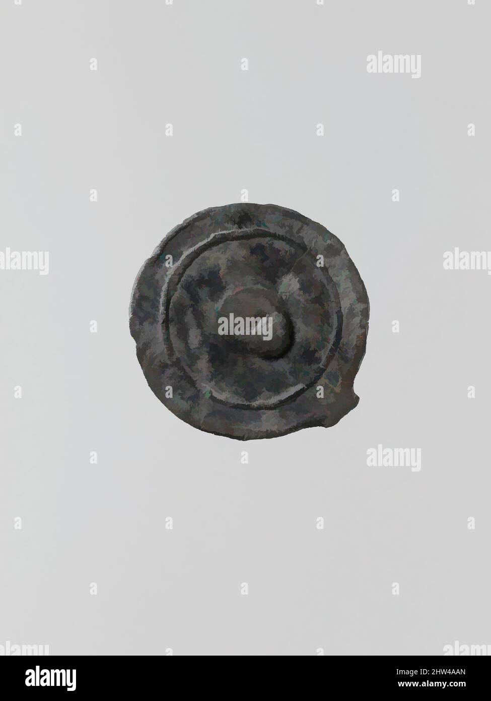 Art inspired by Lead disk with a hole in the center, Archaic, 6th–5th ...