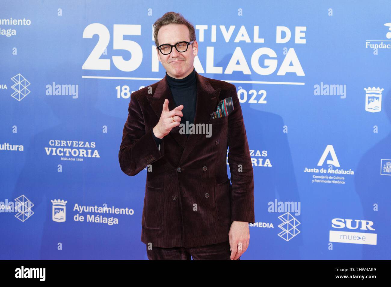 Madrid, Spain. 03rd Mar, 2022. Arturo Valls attends the Malaga Film Festival presentation at ...