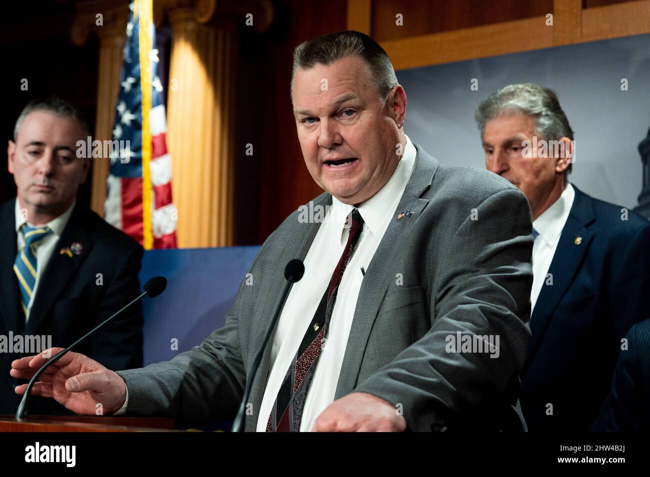 March 3, 2022 - Washington, DC, United States: U.S. Senator Jon Tester ...