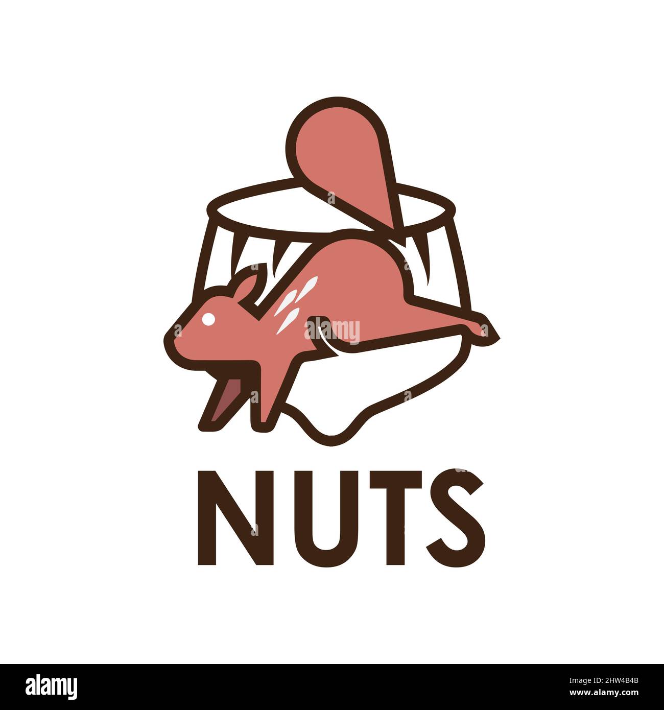 Vector logo of the nuts and dried fruits store Stock Vector Image & Art ...