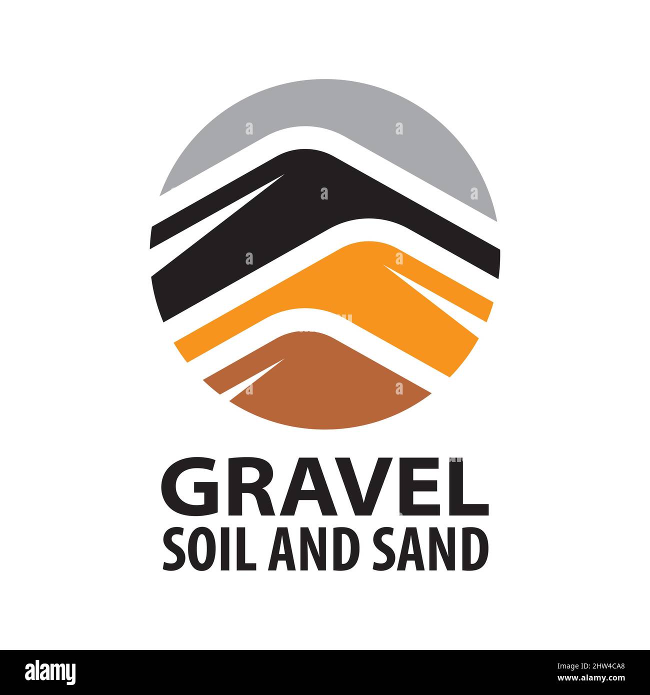 Sand And Gravel Logo