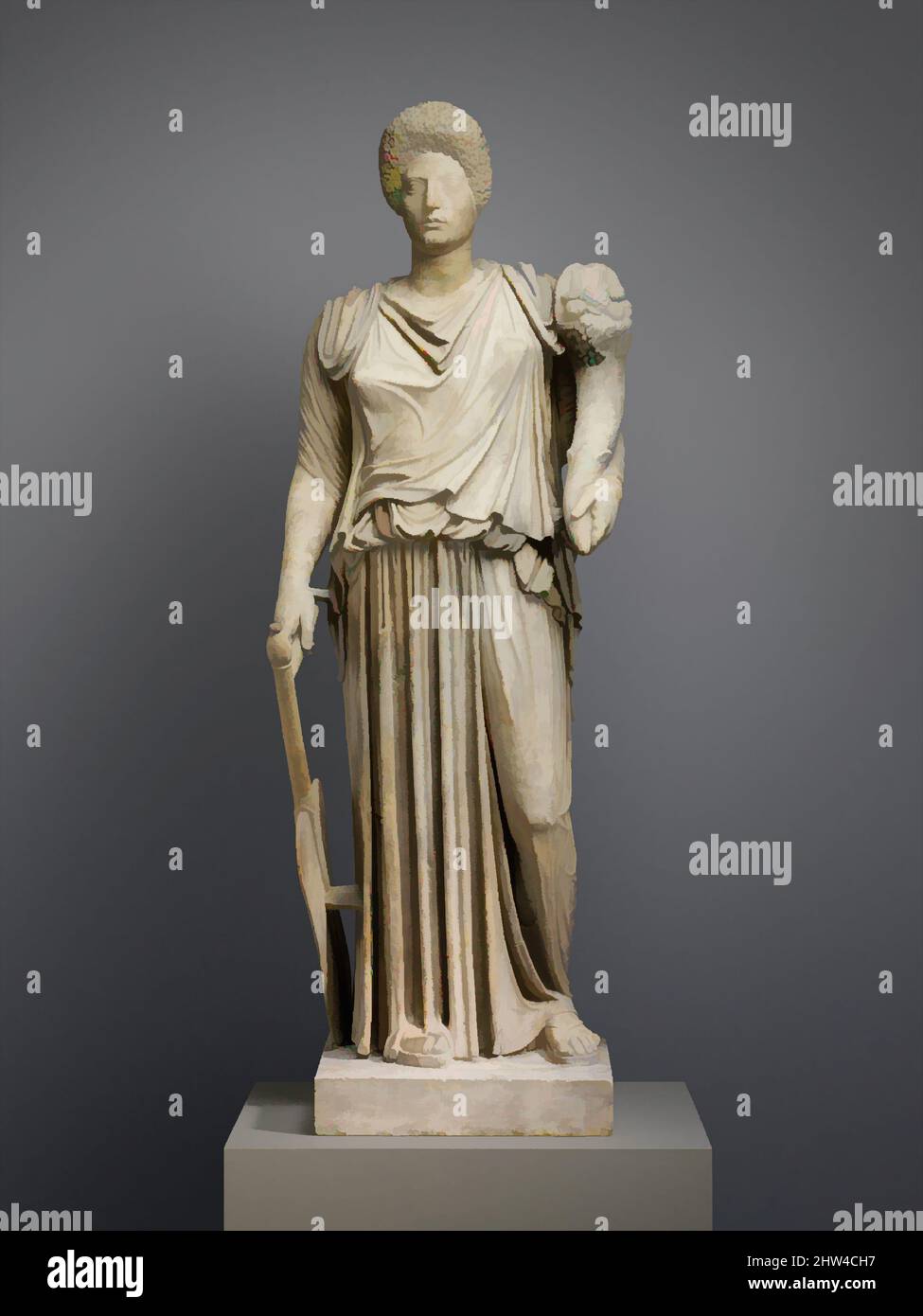 Flavian woman statue hi-res stock photography and images - Alamy