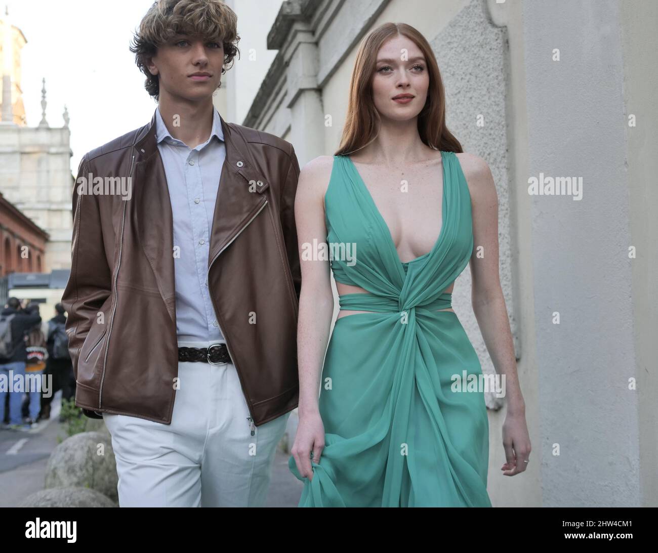 Milan, . 04th Mar, 2022. Larsen Thompson and Gavin Casalegno during the ...