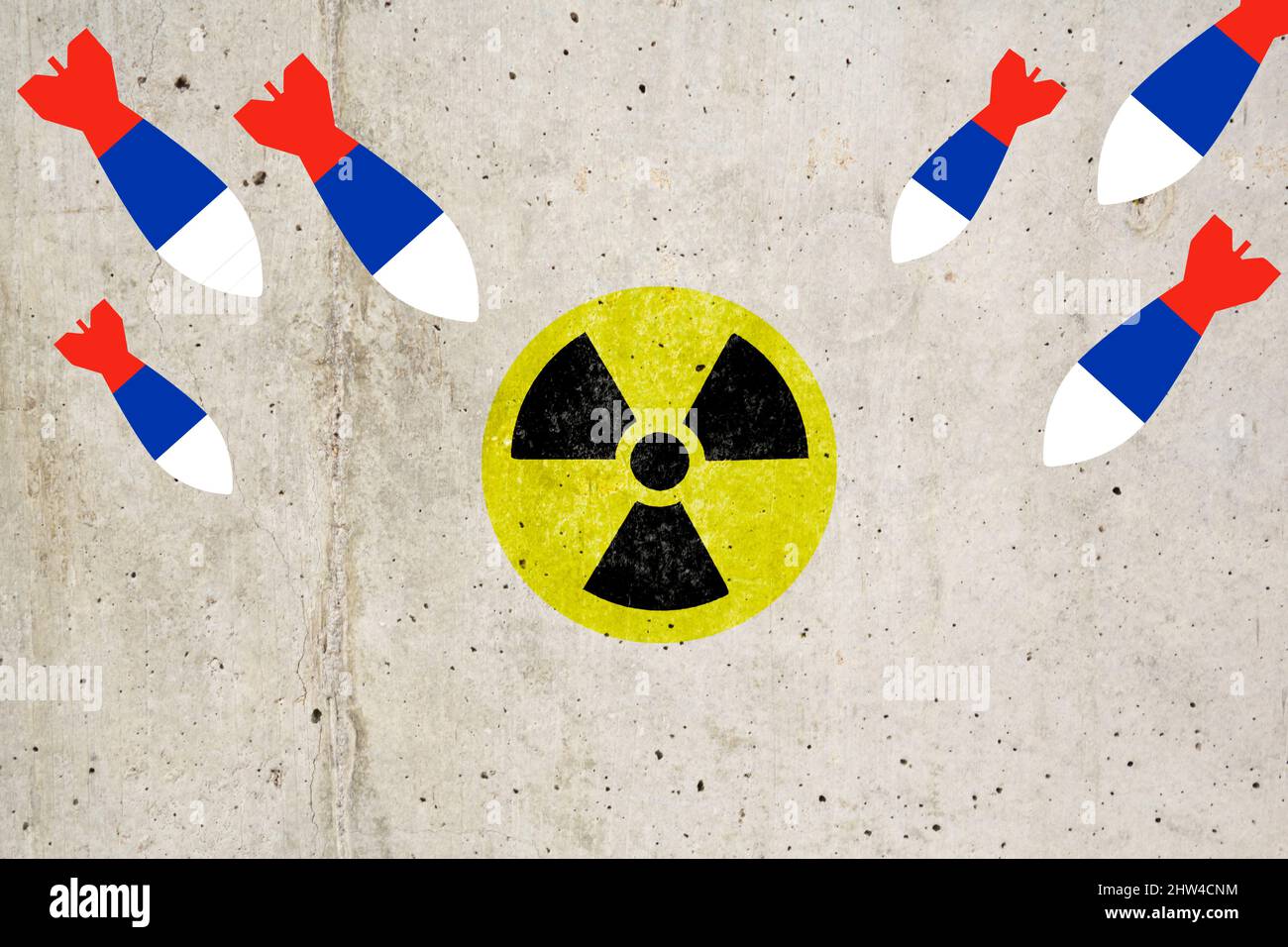 Radioactive nuclear symbol flag hi-res stock photography and images - Alamy