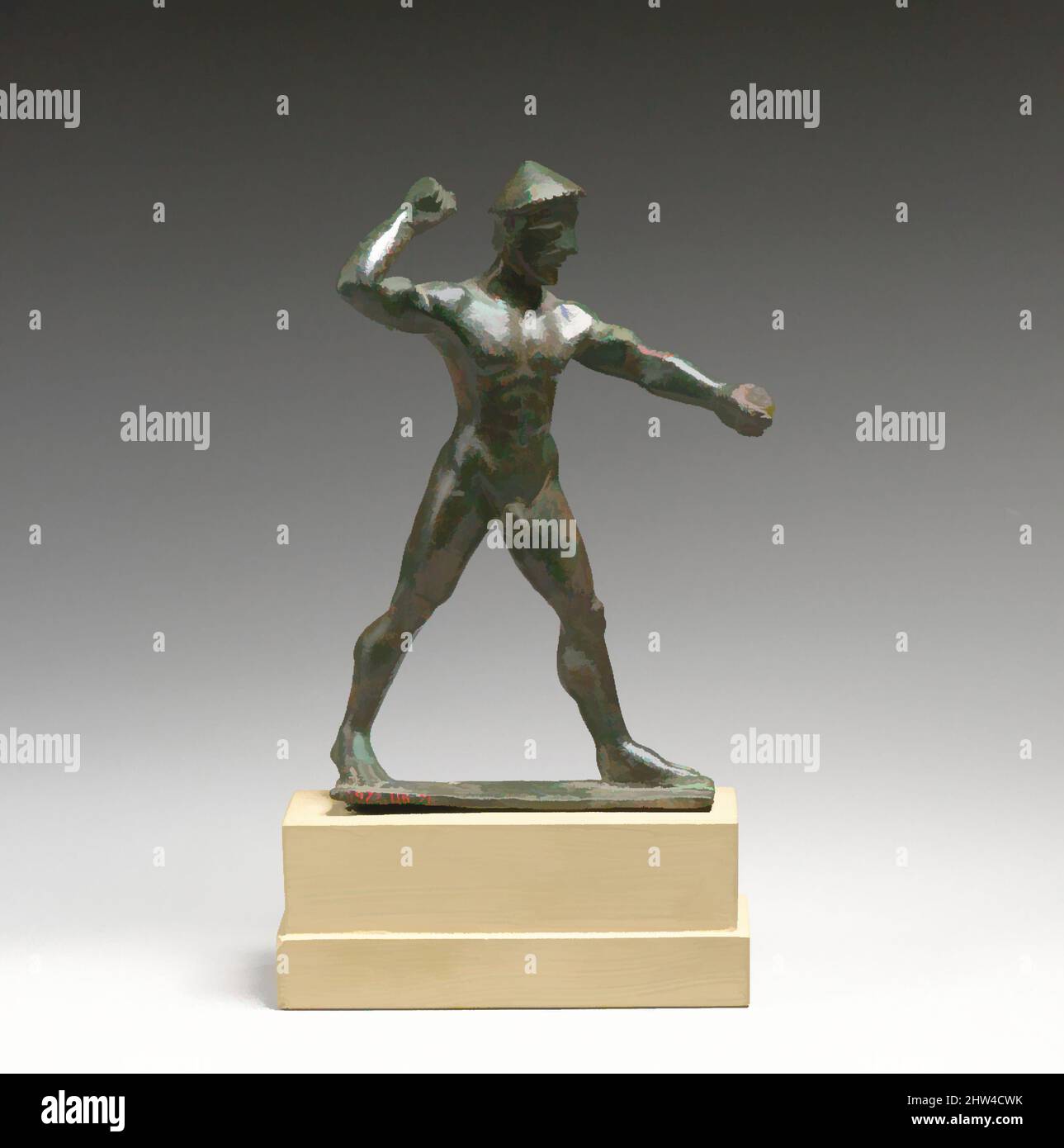 Art inspired by Bronze statuette of a hunter, Archaic, early 5th ...