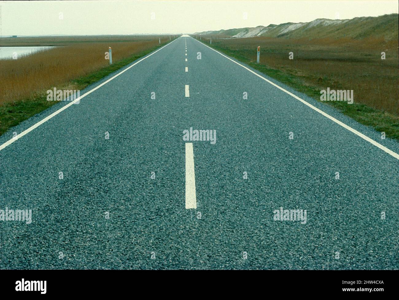 Highway 181 at the west coast of Juitland, Denmark Stock Photo - Alamy
