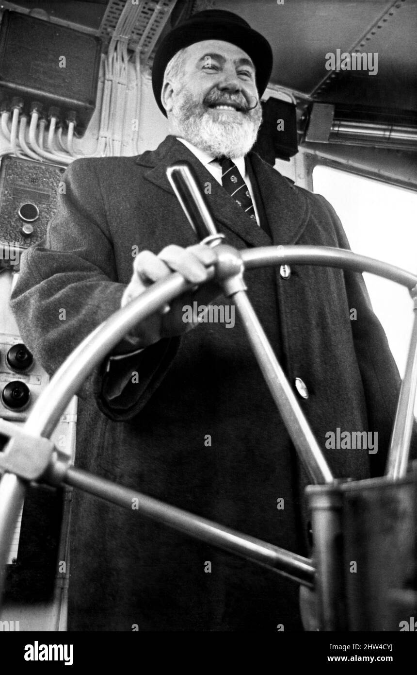 Commodore William E Warwick CBE RD RNR who was the first Master of the ...