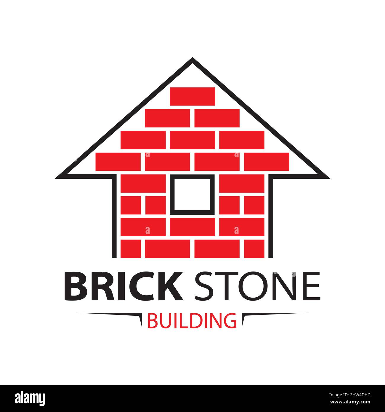 Vector set of logos brick stones, construction Stock Vector Image & Art ...