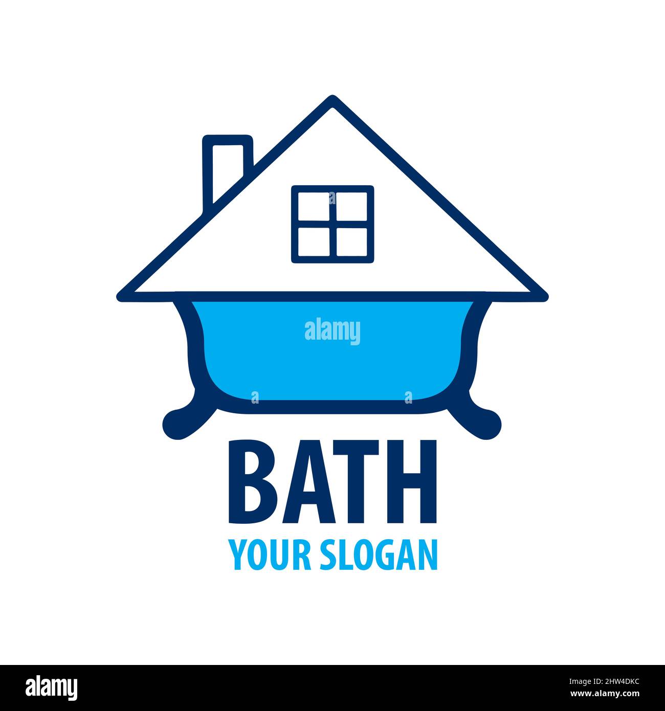 Vector logo of plumbing, baths and showers Stock Vector Image & Art - Alamy