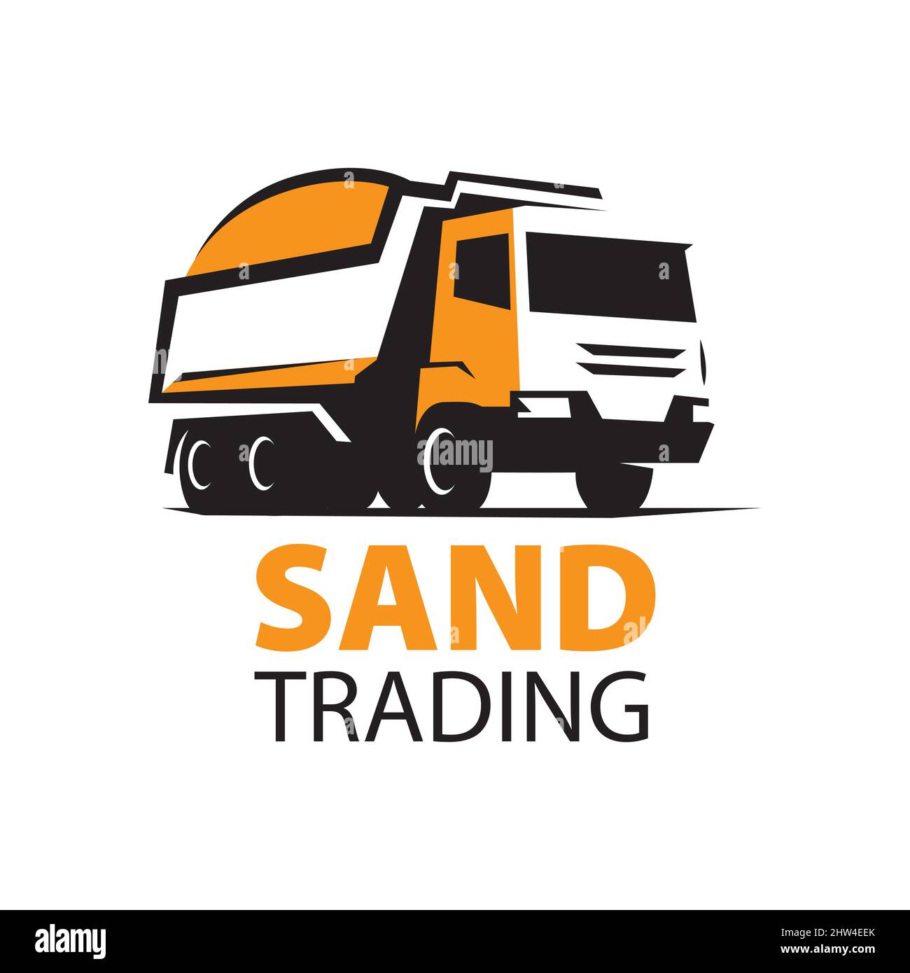 Vector logo of sand mining and trading Stock Vector Image & Art - Alamy