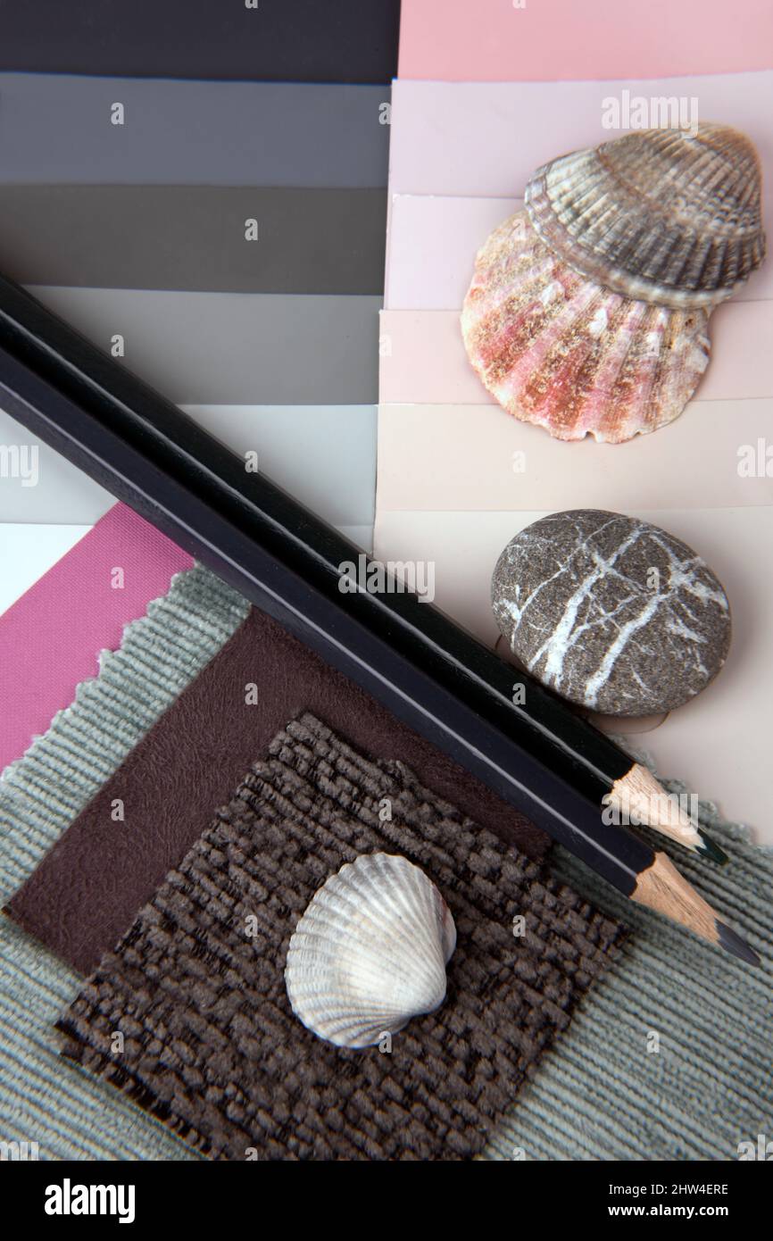 Pink shades chart hi-res stock photography and images - Alamy