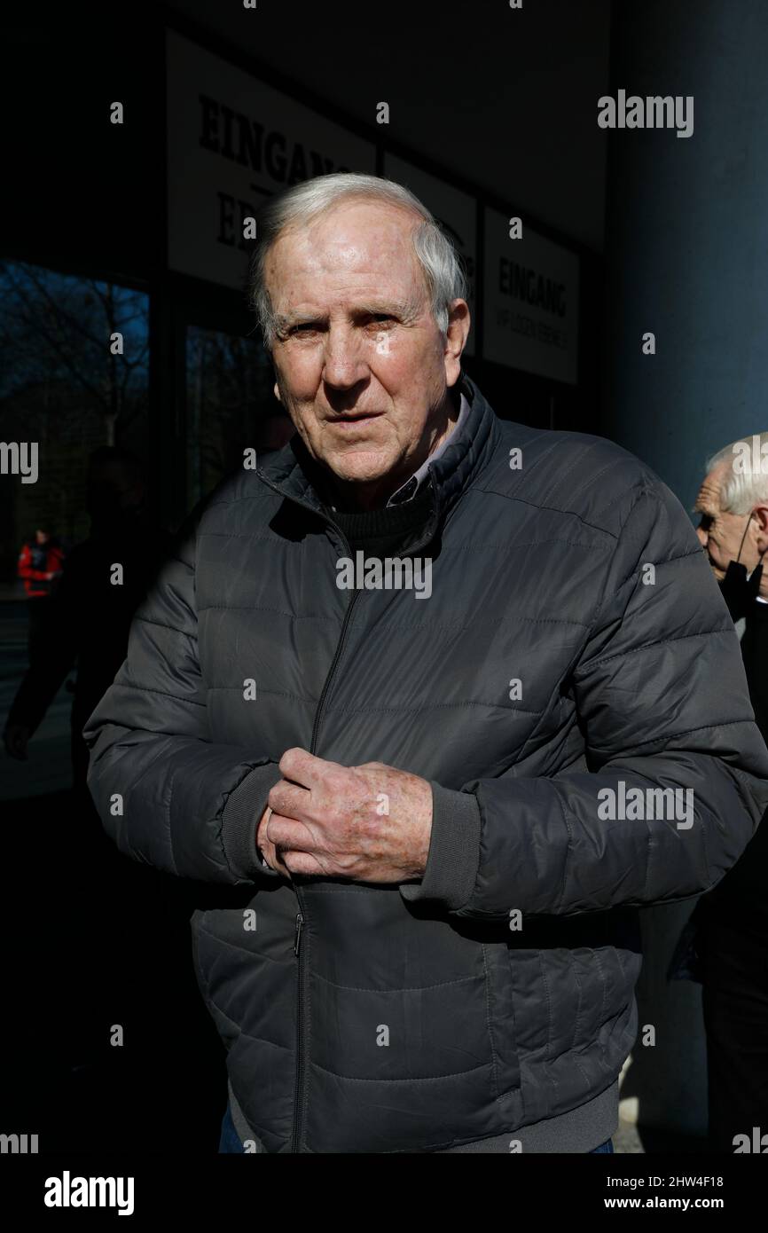 Klaus Sammer bei der Hans-Jürgen „Dixie“ Dörner Gedenkfeier im Rudolf ...