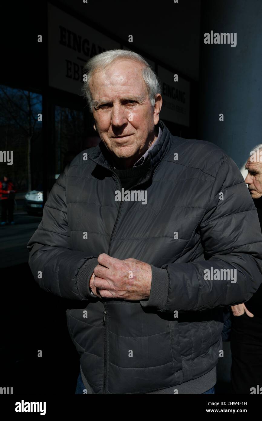 Klaus Sammer bei der Hans-Jürgen „Dixie“ Dörner Gedenkfeier im Rudolf ...