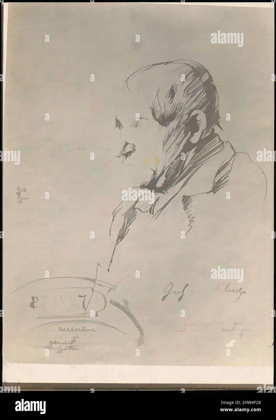 Art inspired by Mein Grossvater Selinger, 93 Jahre, 1921, Platinum ...