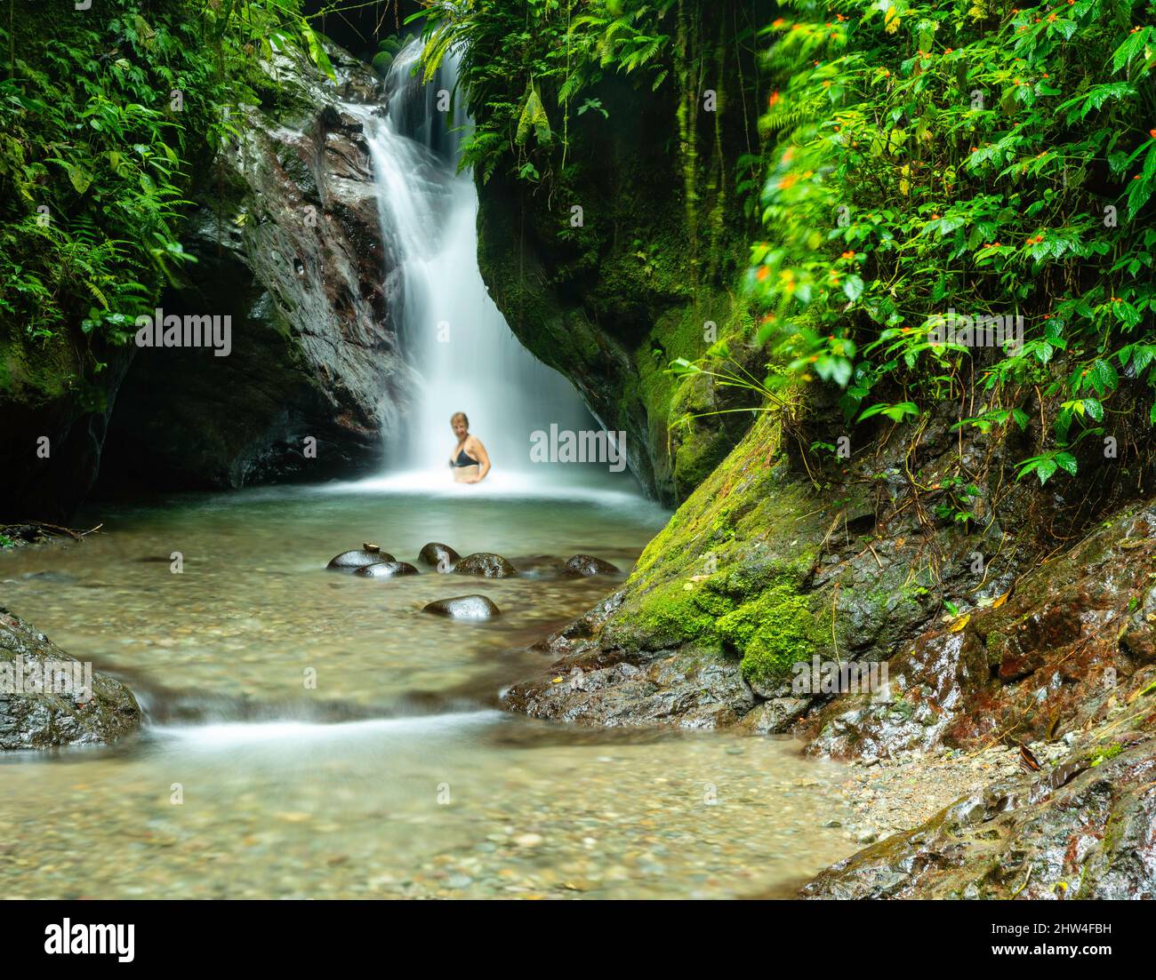 Nambillo waterfall hi-res stock photography and images - Alamy
