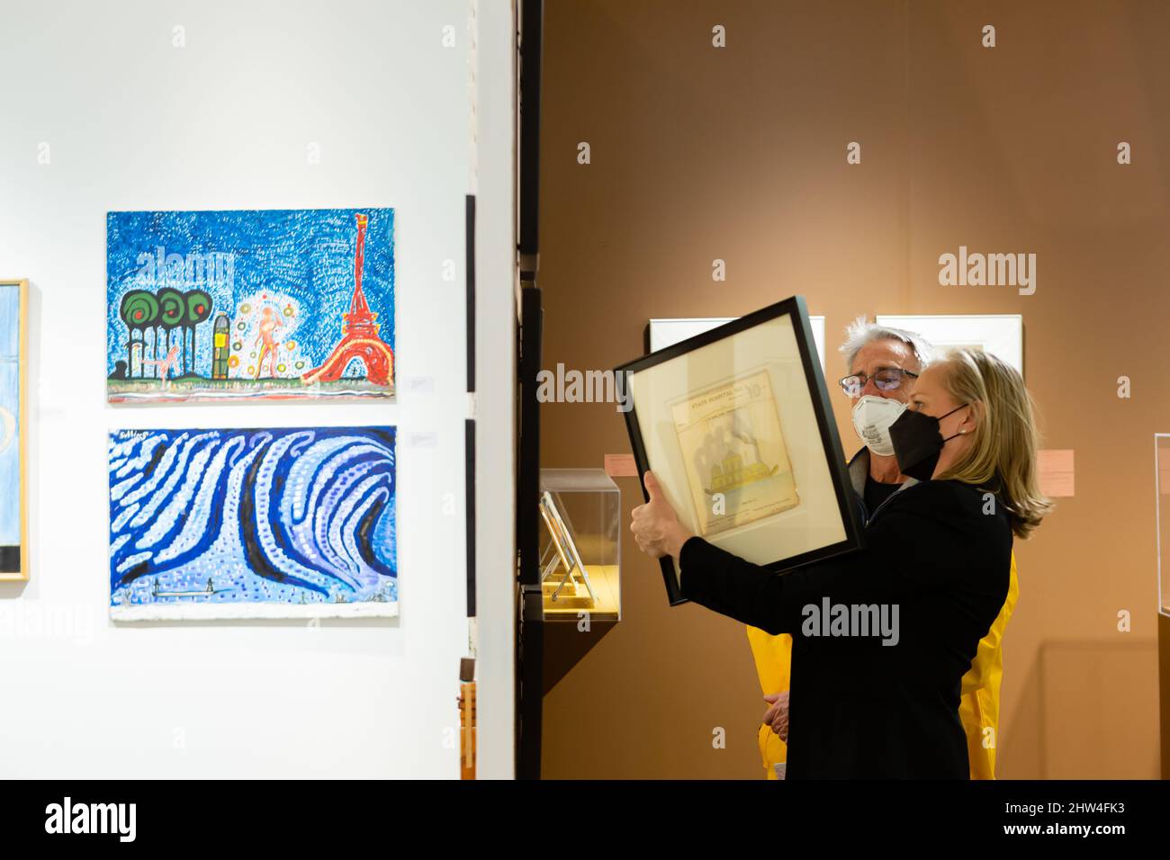 New York, NY, USA. 3rd Mar, 2022. The Outsider Art Fair, 3-6 March at the Metropolitan Pavilion ...