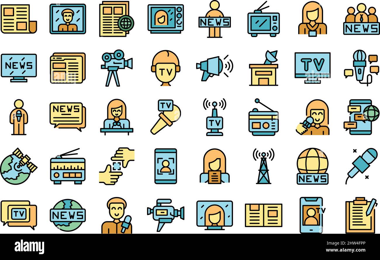 Tv And Radio Host Stock Vector Images - Alamy