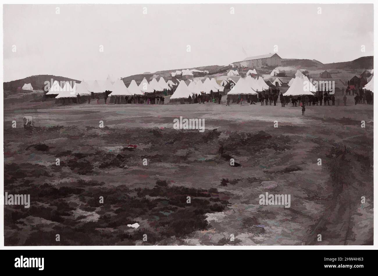 Art inspired by Camp of 34th Massachusetts Infantry near Fort Lyon ...