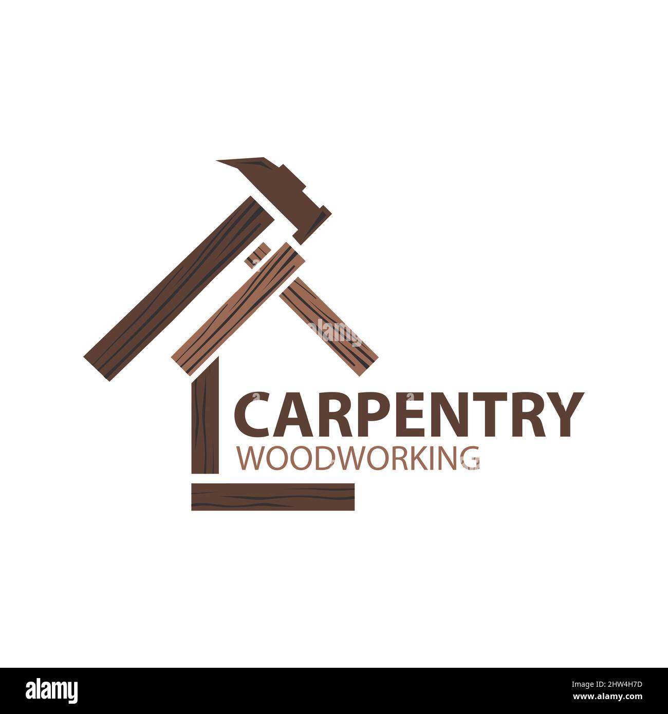 Vector logo of carpentry workshop and woodwork Stock Vector Image & Art ...
