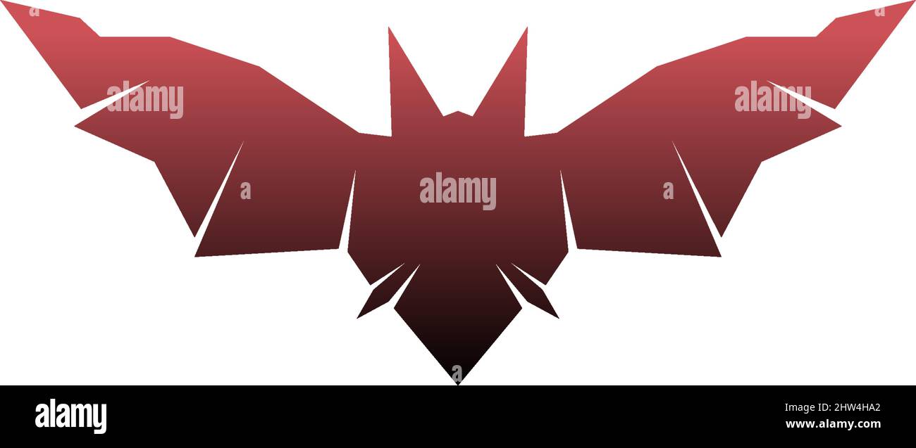 Bat animal logo icon illustration template vector Stock Vector Image ...