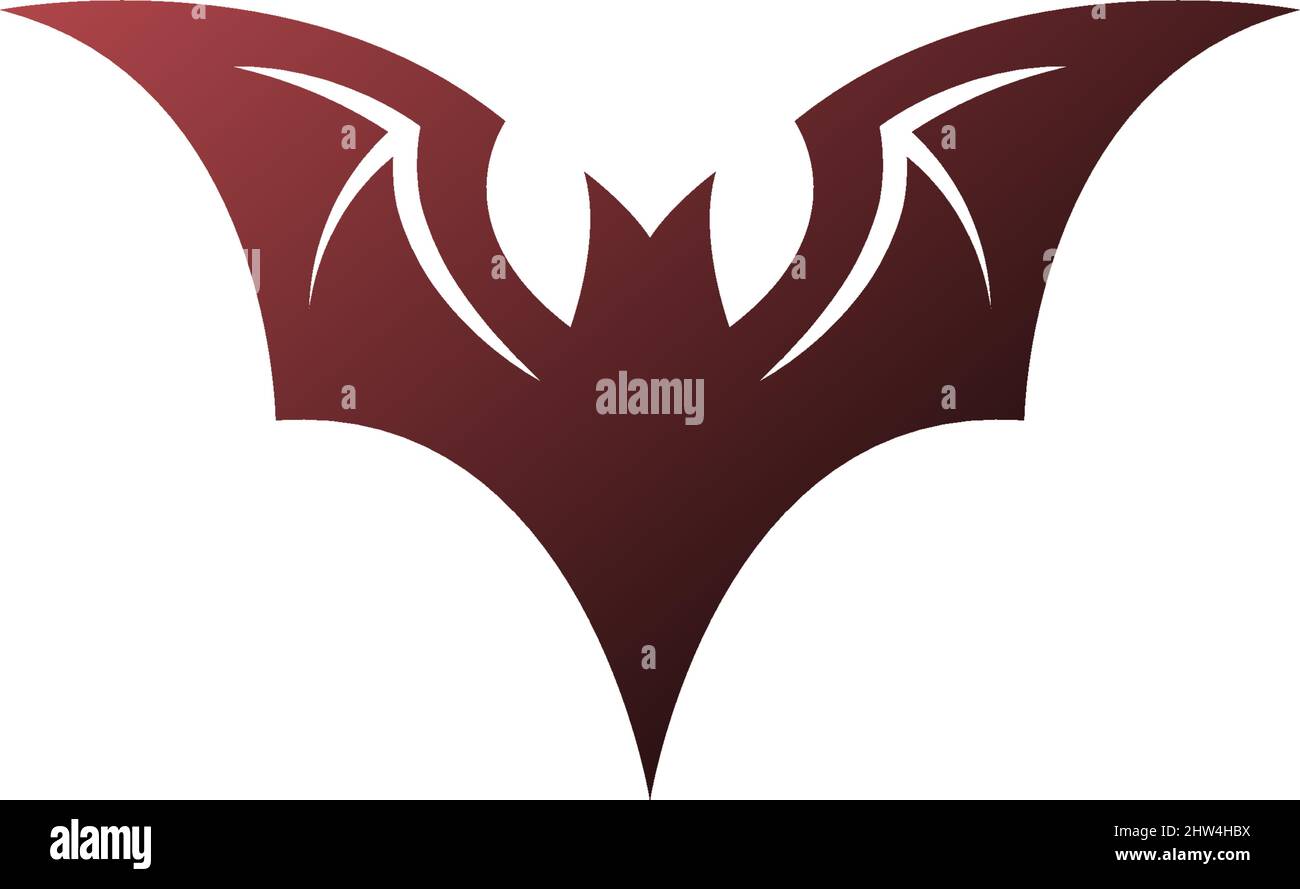 Bat animal logo icon illustration template vector Stock Vector Image ...